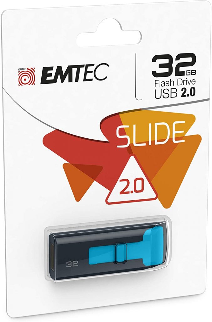 EMTEC FLASH MEM 32GB USB2.0 C450 SLIDE | Hiforit